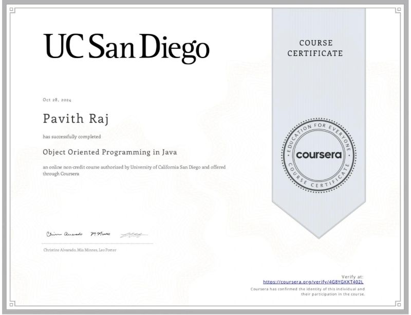 Pavith Raj on LinkedIn: #java #oop #programmingskills Pavith Raj on LinkedIn: #java #oop #programmingskills