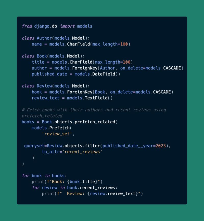 Nuno Bispo on LinkedIn: #django #webdevelopment #djangotricks Nuno Bispo on LinkedIn: #django #webdevelopment #djangotricks