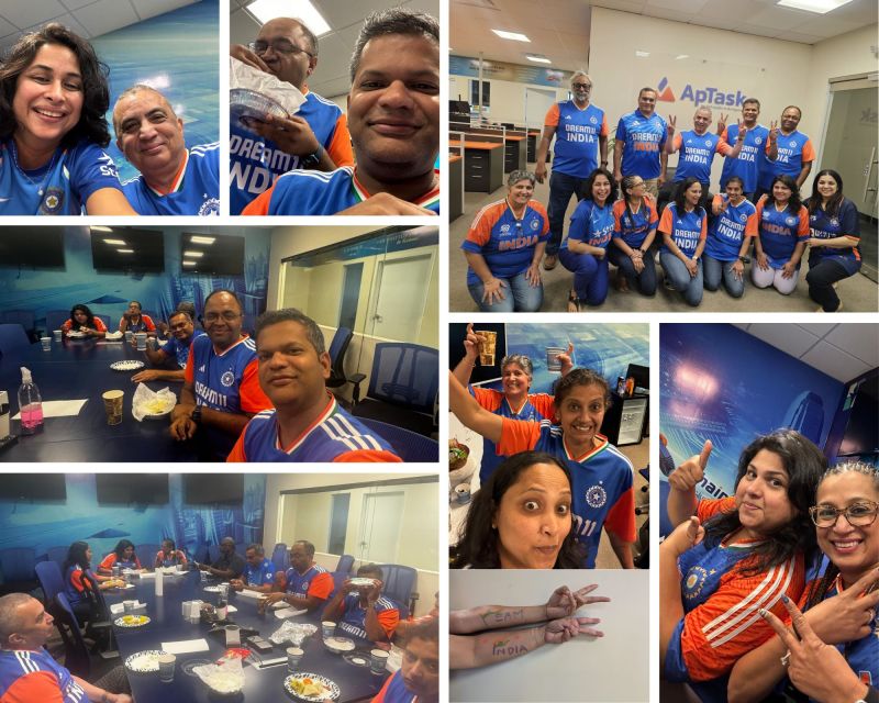 Abhishek Kumar on LinkedIn: Team ApTask Celebrating Team India!🎉 Abhishek Kumar on LinkedIn: Team ApTask Celebrating Team India!🎉