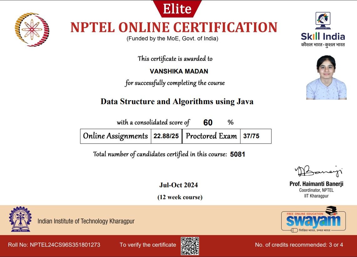 #java #nptel #programming #certification #techskills #learningjourney ... #java #nptel #programming #certification #techskills #learningjourney ...