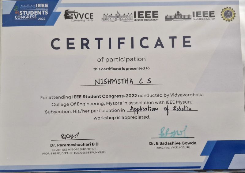 #ieee #robotics | Nishmitha Gowda #ieee #robotics | Nishmitha Gowda