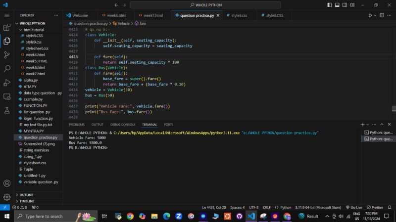 Subham Shashwat on LinkedIn: #python #oop #codingjourney #learning # ... Subham Shashwat on LinkedIn: #python #oop #codingjourney #learning # ...