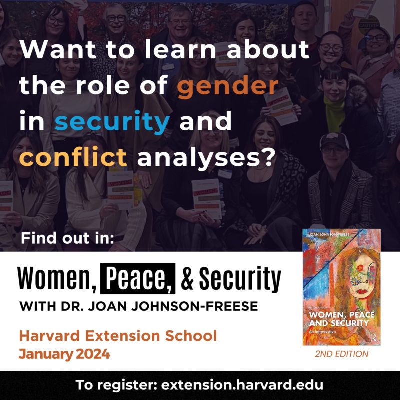 Joan Johnson-Freese on LinkedIn: Registration for my Harvard Extension ... Joan Johnson-Freese on LinkedIn: Registration for my Harvard Extension ...