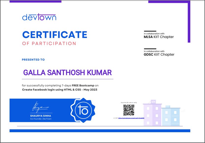 Galla Santhosh on LinkedIn: #html #css Galla Santhosh on LinkedIn: #html #css