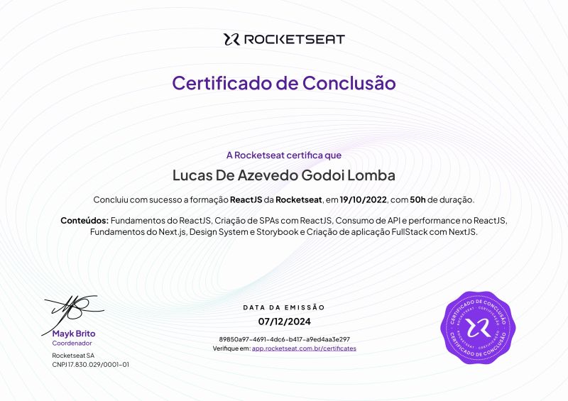 Lucas D. on LinkedIn: #reactjs #typescript #nextjs #rocketseat Lucas D. on LinkedIn: #reactjs #typescript #nextjs #rocketseat