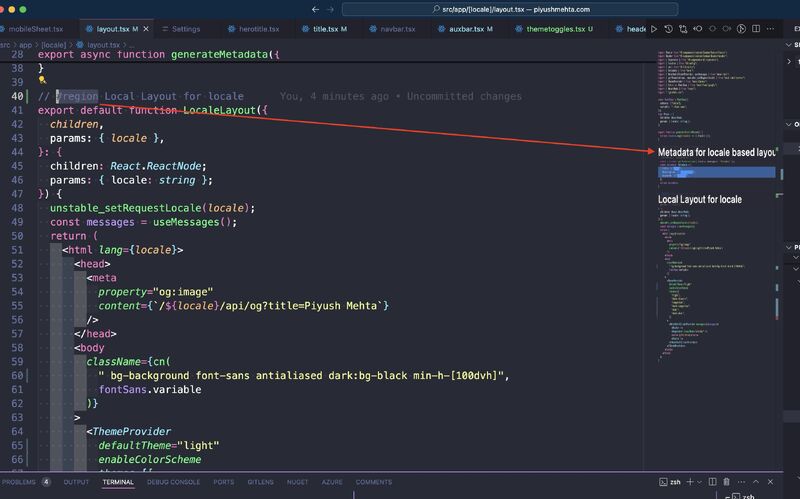 Piyush Mehta on LinkedIn: #vscode #region #coding #programming #development Piyush Mehta on LinkedIn: #vscode #region #coding #programming #development