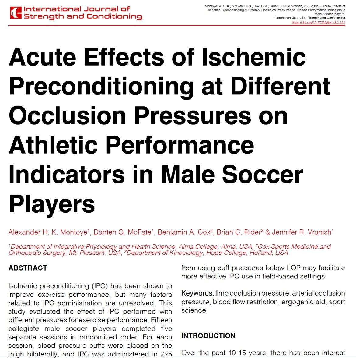 IUSCA on LinkedIn: 🚨Published Today🚨 Acute Effects of Ischemic ... IUSCA on LinkedIn: 🚨Published Today🚨 Acute Effects of Ischemic ...