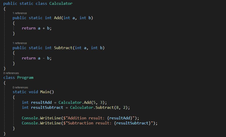 How static classes work in C# | Hamid Reza Panahi posted on the topic ... How static classes work in C# | Hamid Reza Panahi posted on the topic ...