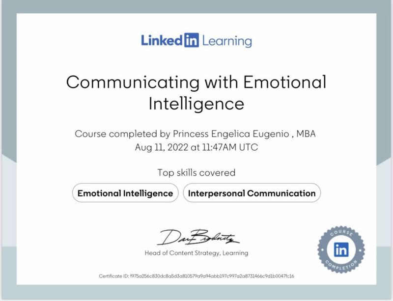 Princess Engelica Eugenio on LinkedIn: Princess Engelica Eugenio on LinkedIn: