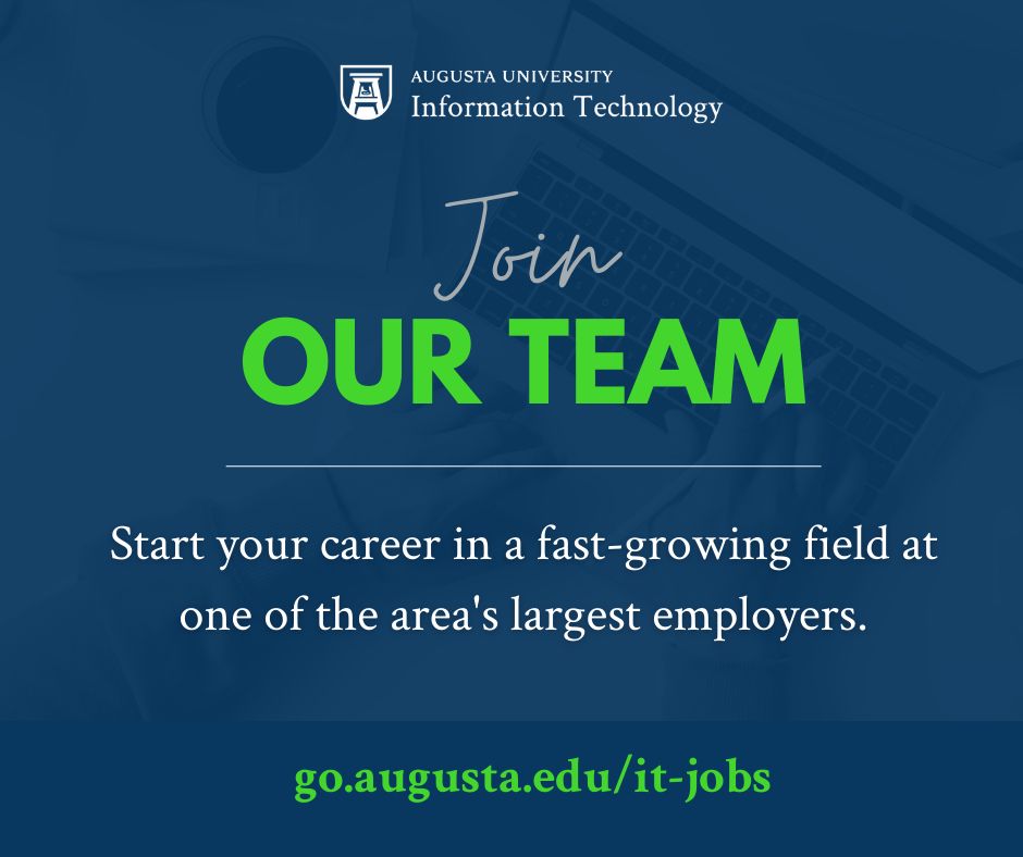Augusta University Information Technology on LinkedIn: # ... Augusta University Information Technology on LinkedIn: # ...