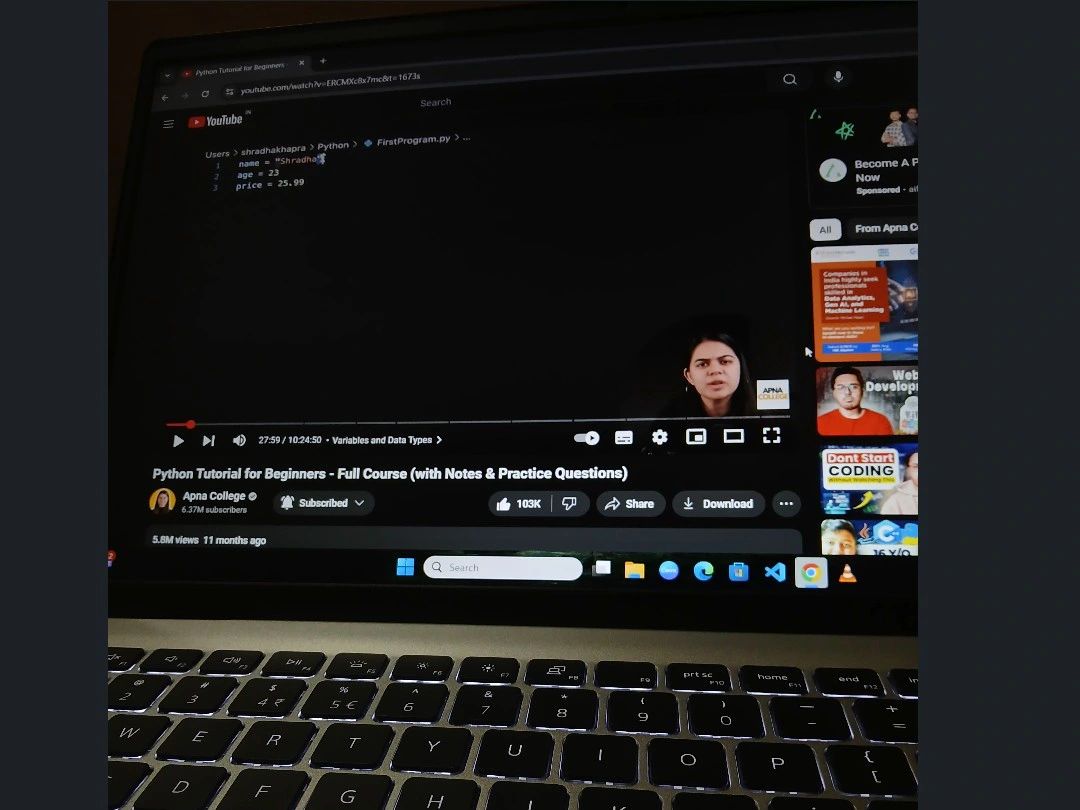 #webdevlopment #python #newbegining #coding #learning | Kunal Tupsamudre #webdevlopment #python #newbegining #coding #learning | Kunal Tupsamudre