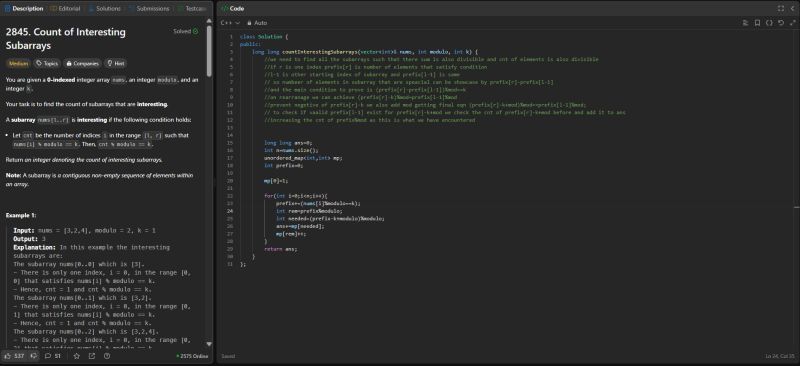 #leetcode #dailychallenge #cpp #dsa #prefixsum #hashing # ... #leetcode #dailychallenge #cpp #dsa #prefixsum #hashing # ...