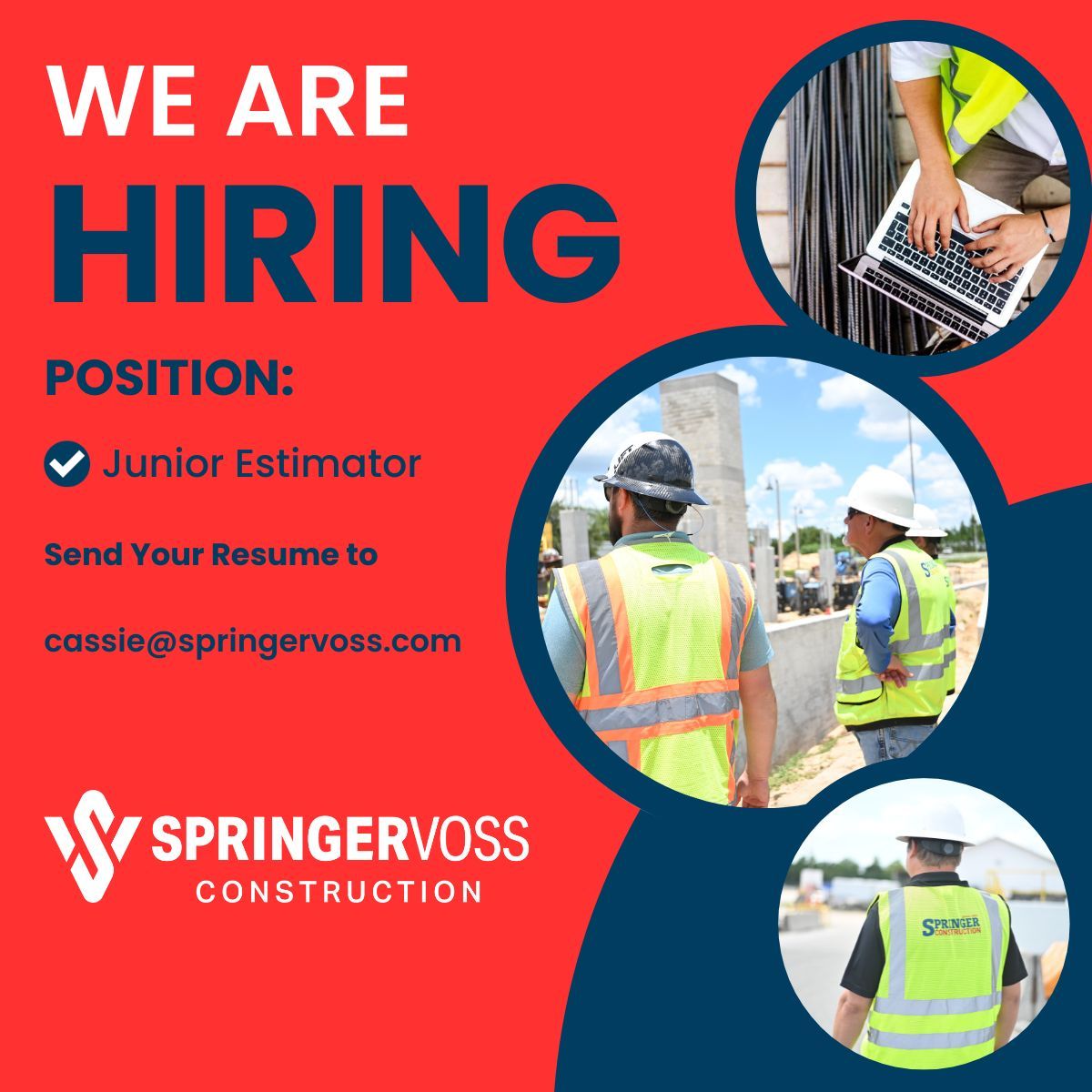Springer Voss Construction on LinkedIn: We’re hiring!!!! We are ... Springer Voss Construction on LinkedIn: We’re hiring!!!! We are ...