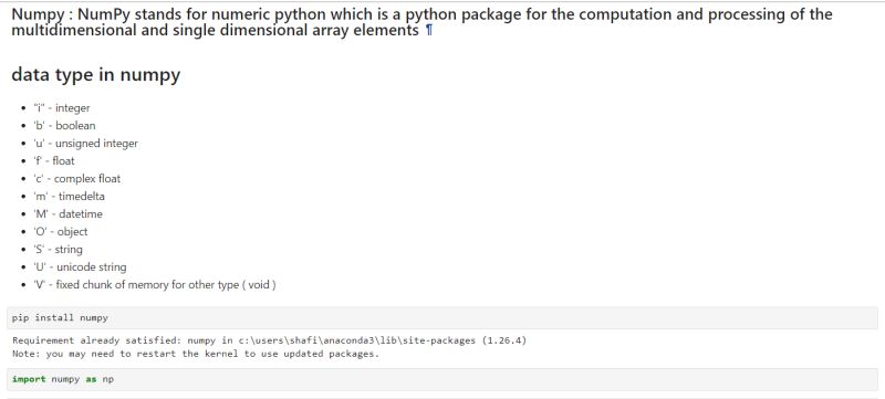Mohammad Kaif on LinkedIn: #numpy #dataanalysis #pythonprogramming # ... Mohammad Kaif on LinkedIn: #numpy #dataanalysis #pythonprogramming # ...