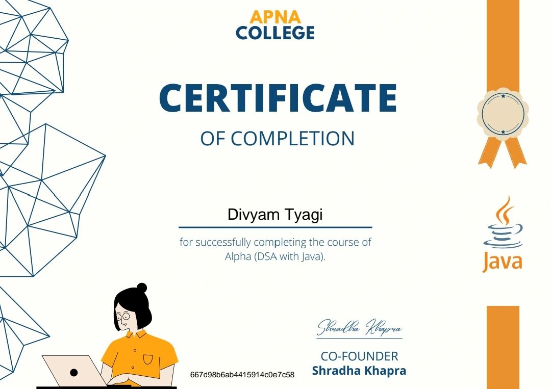 Divyam Tyagi on LinkedIn: #java #dsa #coding #apnacollege # ... Divyam Tyagi on LinkedIn: #java #dsa #coding #apnacollege # ...
