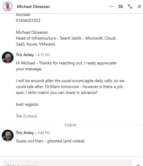 Tris Anley on LinkedIn: Why do some recruiters just waste their own ... Tris Anley on LinkedIn: Why do some recruiters just waste their own ...