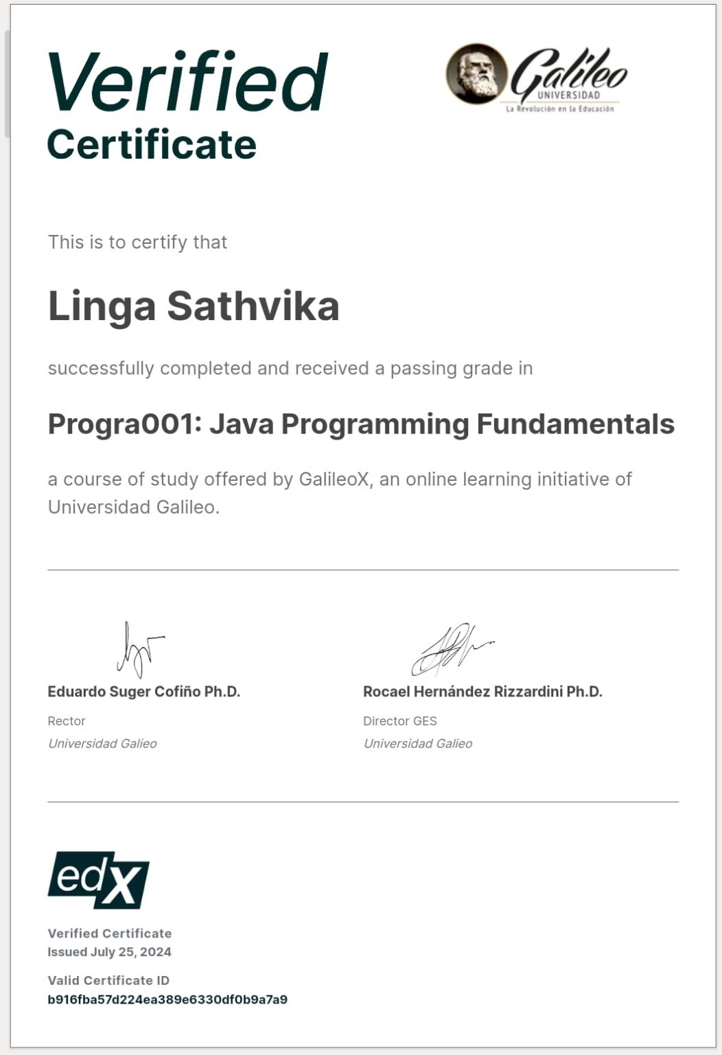 Linga Sathvika on LinkedIn: #edx #edxcourse Linga Sathvika on LinkedIn: #edx #edxcourse