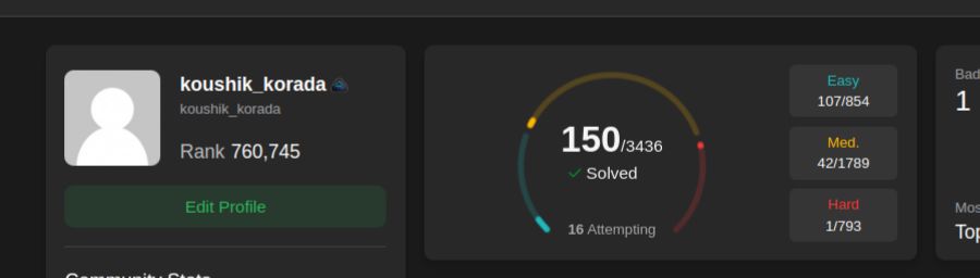 Koushik Korada on LinkedIn: #leetcode #coding #problemsolving Koushik Korada on LinkedIn: #leetcode #coding #problemsolving