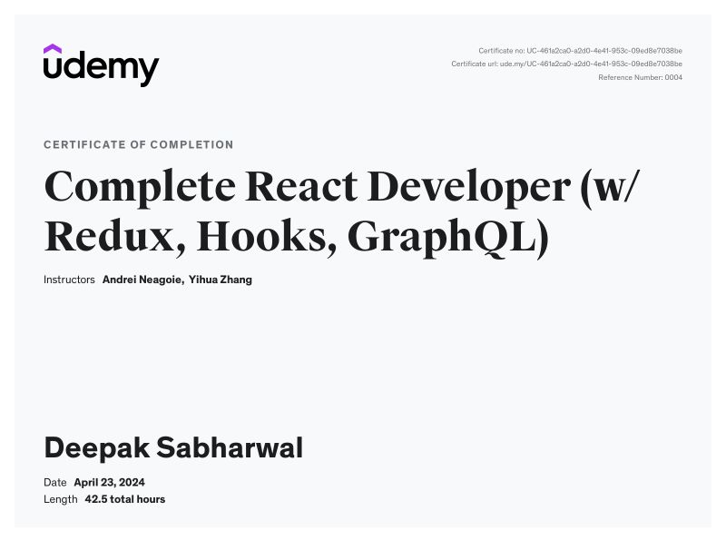 #udemy | Deepak Sabharwal #udemy | Deepak Sabharwal