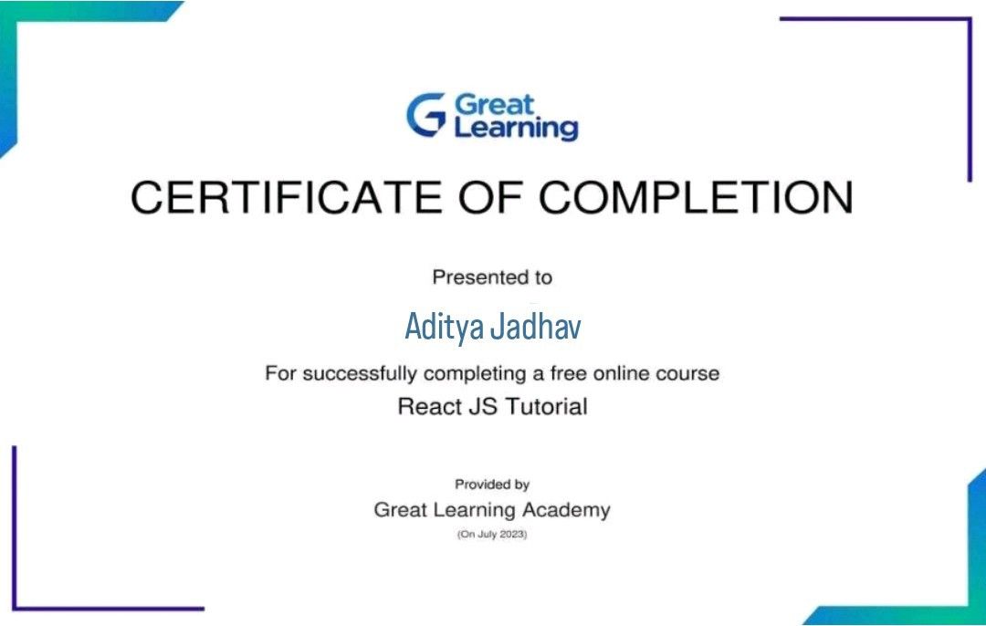 Aditya Jadhav on LinkedIn: #reactjs #frontenddevelopment # ... Aditya Jadhav on LinkedIn: #reactjs #frontenddevelopment # ...