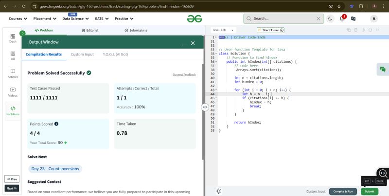 #160daysofcode #java #coding #160daysofcode #problemsolving #algorithms ... #160daysofcode #java #coding #160daysofcode #problemsolving #algorithms ...