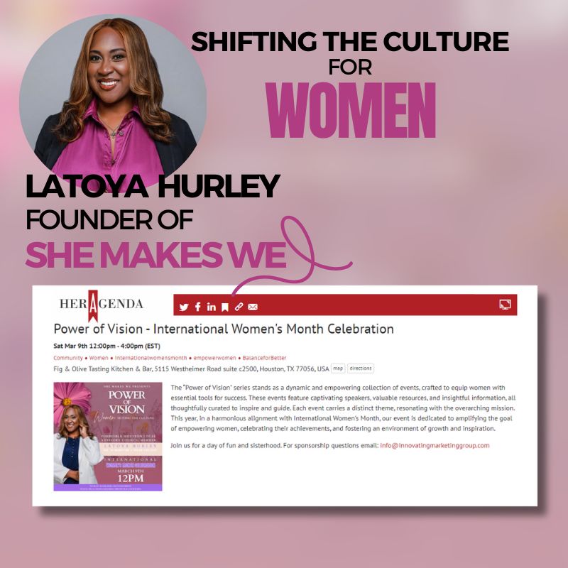 LaToya Hurley on LinkedIn: #powerofvision #heragenda #empoweringwomen LaToya Hurley on LinkedIn: #powerofvision #heragenda #empoweringwomen
