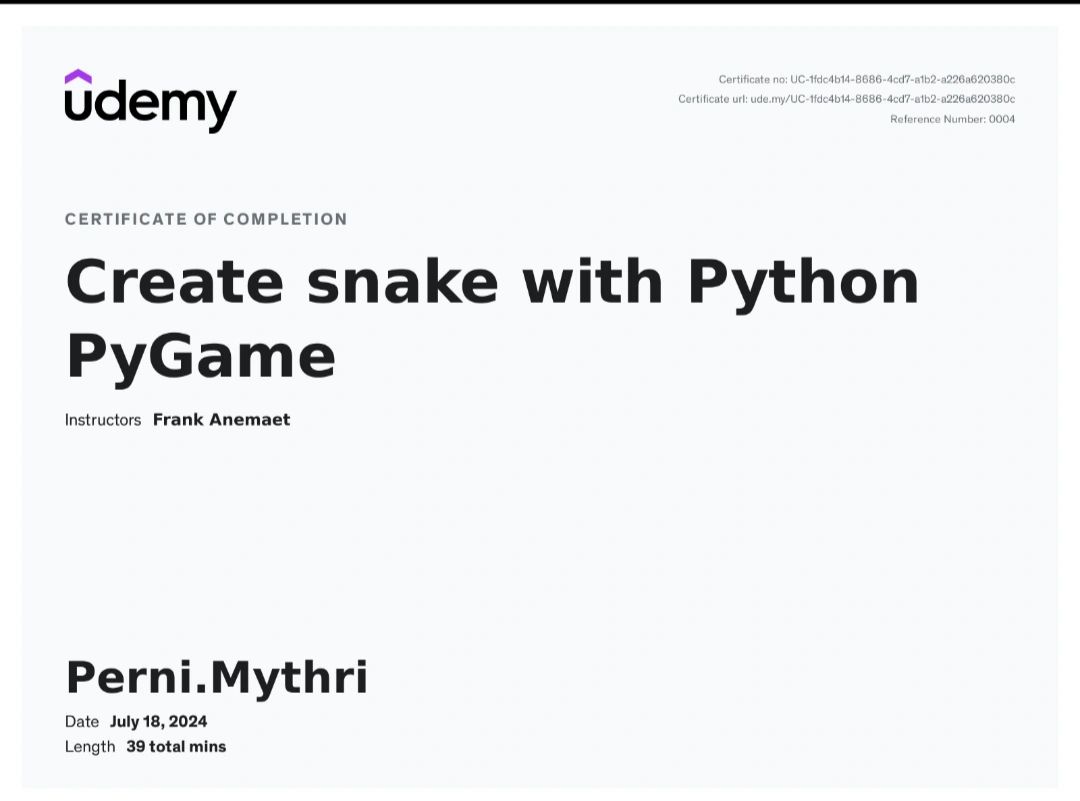 MYTHRI PERNI on LinkedIn: #python #pygame #gamedevelopment #programming ... MYTHRI PERNI on LinkedIn: #python #pygame #gamedevelopment #programming ...