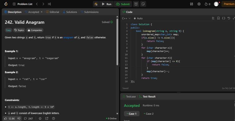 #coding #leetcode #cplusplus #blind75 #problemsolving | Mateusz Niedbalski #coding #leetcode #cplusplus #blind75 #problemsolving | Mateusz Niedbalski
