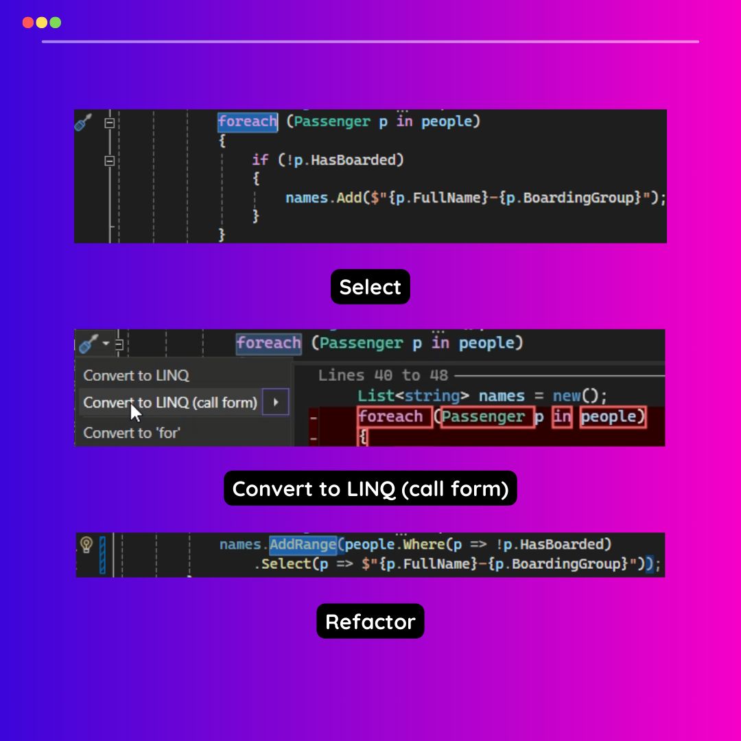 Abdur Rahman on LinkedIn: #refactoring #csharp #dotnet #visualstudio # ... Abdur Rahman on LinkedIn: #refactoring #csharp #dotnet #visualstudio # ...