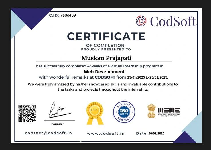 #webdevelopment #internship #codsoft #coding #learning #careergrowth # ... #webdevelopment #internship #codsoft #coding #learning #careergrowth # ...