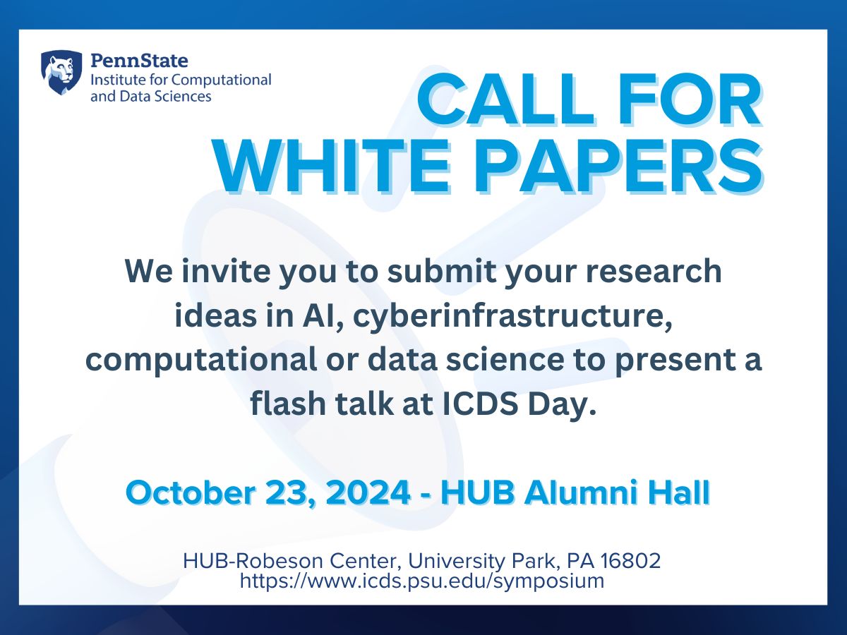 Penn State Institute for Computational and Data Sciences on LinkedIn: # ... Penn State Institute for Computational and Data Sciences on LinkedIn: # ...