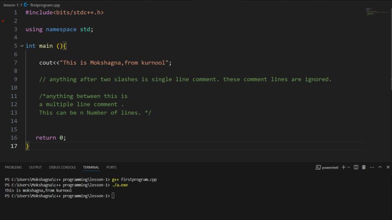 Mokshagna Dudekonda on LinkedIn: #cplusplus #learningjourney # ... Mokshagna Dudekonda on LinkedIn: #cplusplus #learningjourney # ...