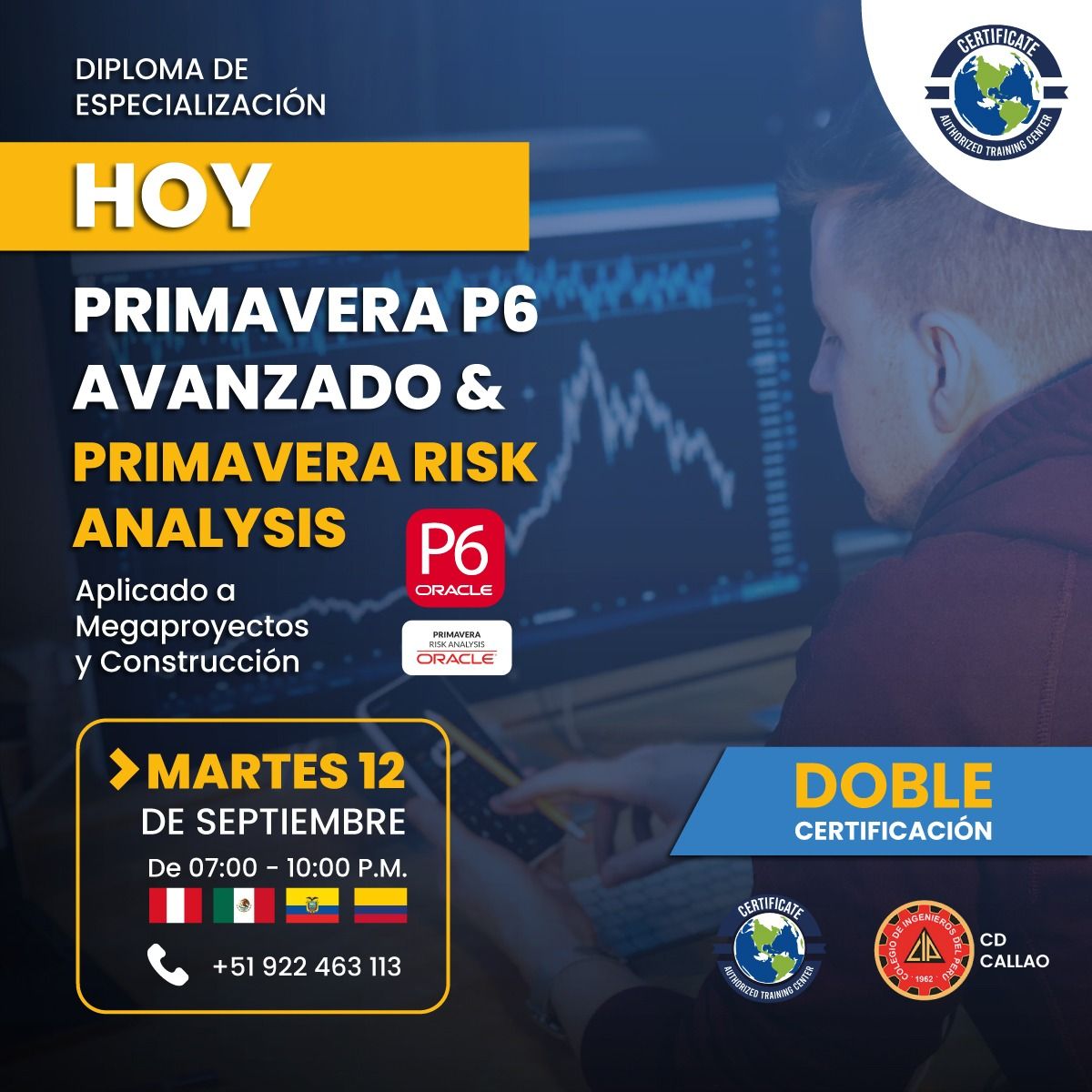 Primavera P6 Avanzado & Primavera Risk Analysis! | CERTIFICATE Primavera P6 Avanzado & Primavera Risk Analysis! | CERTIFICATE
