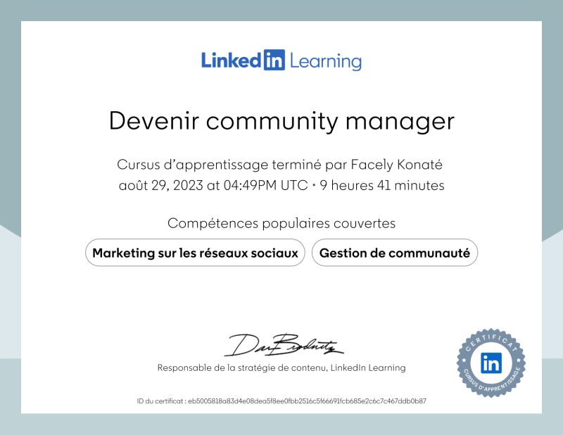 GRH-Services / Guinee on LinkedIn: Certificate of Completion GRH-Services / Guinee on LinkedIn: Certificate of Completion