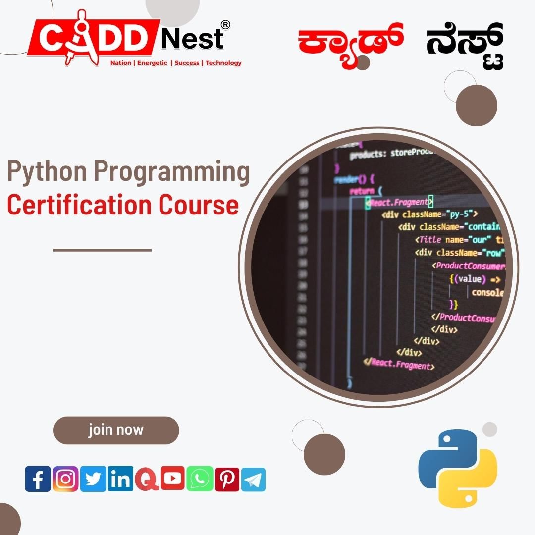 CADD Nest on LinkedIn: #python #pythonprogramming #course # ... CADD Nest on LinkedIn: #python #pythonprogramming #course # ...
