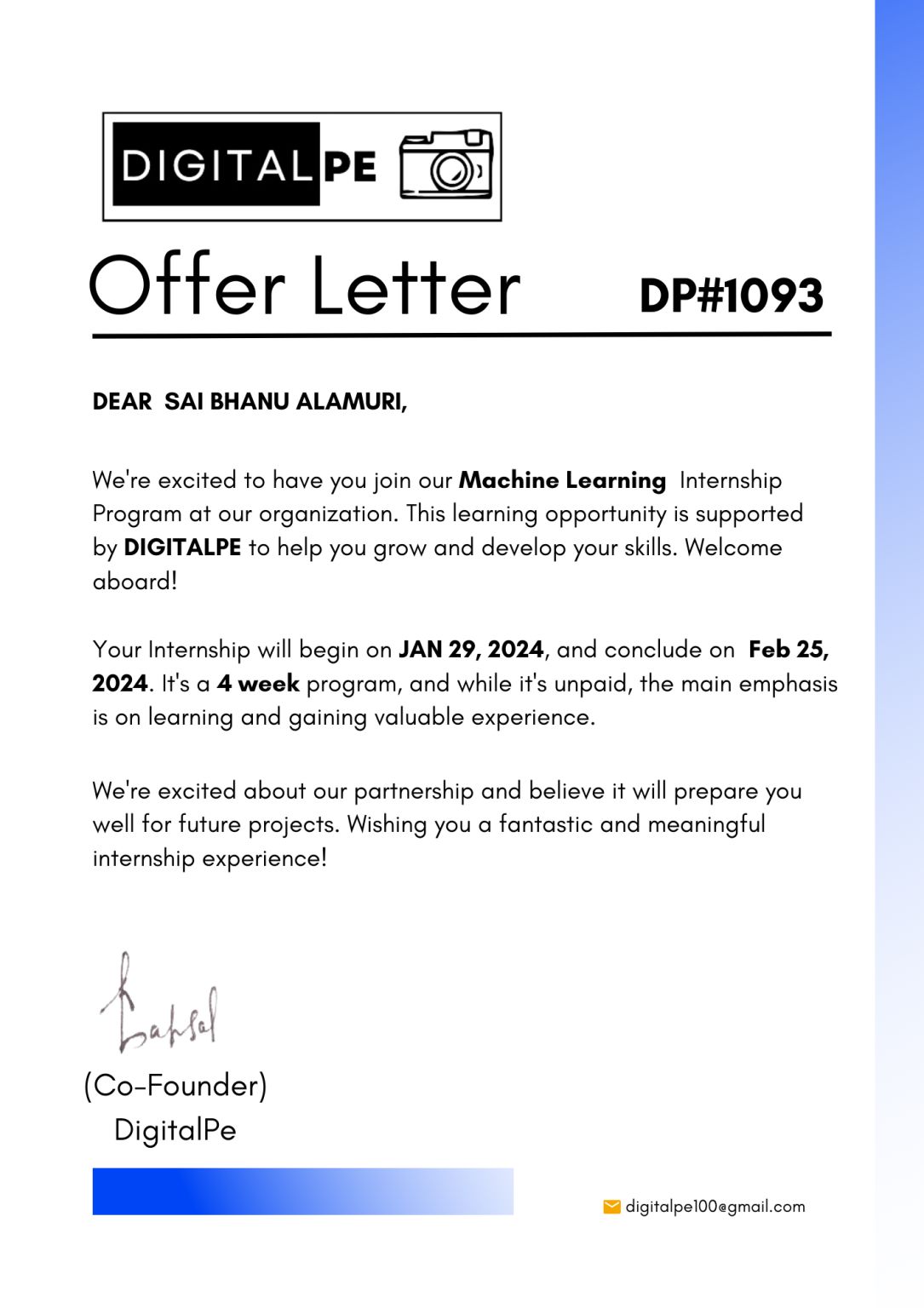 Sai Bhanu Alamuri on LinkedIn: #machine #learning #digitalpe # ... Sai Bhanu Alamuri on LinkedIn: #machine #learning #digitalpe # ...