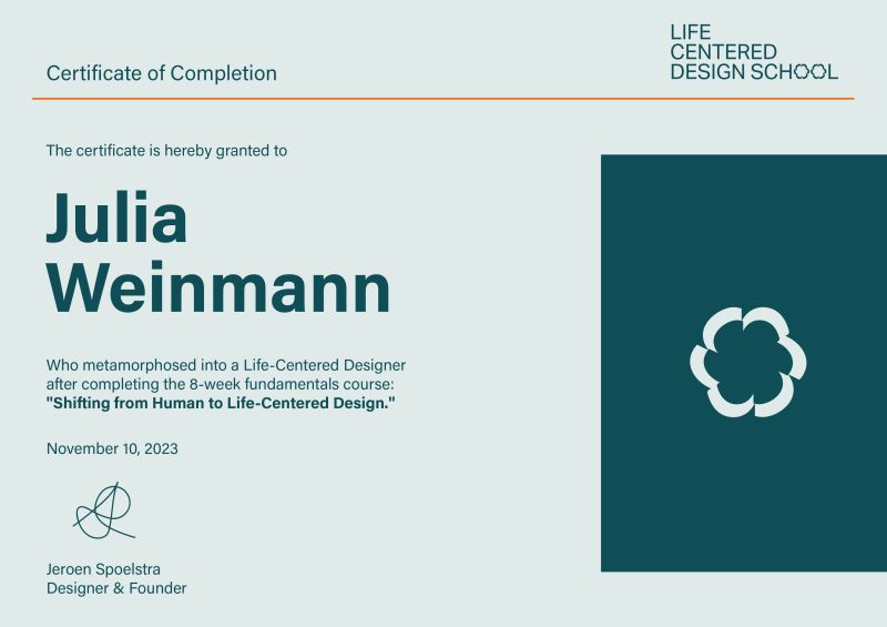 Julia Weinmann on LinkedIn: Proud to share my certificate from Jeroen ... Julia Weinmann on LinkedIn: Proud to share my certificate from Jeroen ...
