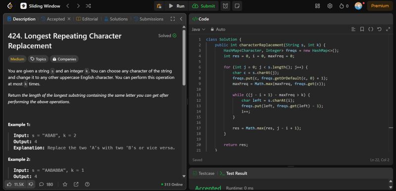 #100daysofcode #leetcode #100daysofcode #techjourney #slidingwindow ... #100daysofcode #leetcode #100daysofcode #techjourney #slidingwindow ...