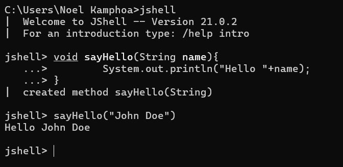 🎯Learn Java easily with JShell, the interactive Java… | Noel KAMPHOA 🎯Learn Java easily with JShell, the interactive Java… | Noel KAMPHOA