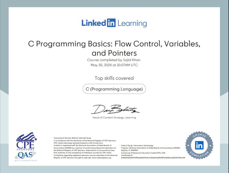 #cprogramming #programmingbasics #linkedinlearning #techskills… | Sajid ... #cprogramming #programmingbasics #linkedinlearning #techskills… | Sajid ...