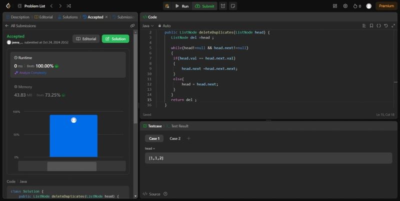 A JEEVA on LinkedIn: #java #leetcode #linkedlist #codingjourney ... A JEEVA on LinkedIn: #java #leetcode #linkedlist #codingjourney ...