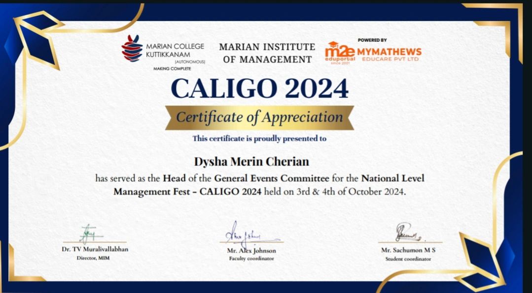 I’m incredibly proud to have received the certificate for General ... I’m incredibly proud to have received the certificate for General ...