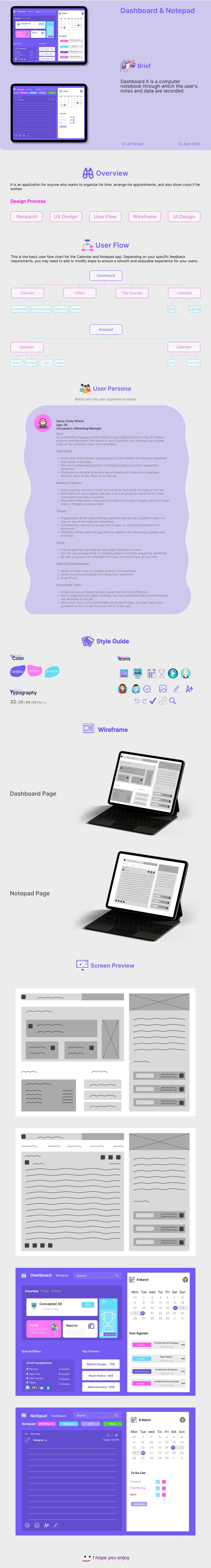 How to create a Dashboard & Notepad using Figma | LANA MHD ALI ALNOURI ... How to create a Dashboard & Notepad using Figma | LANA MHD ALI ALNOURI ...
