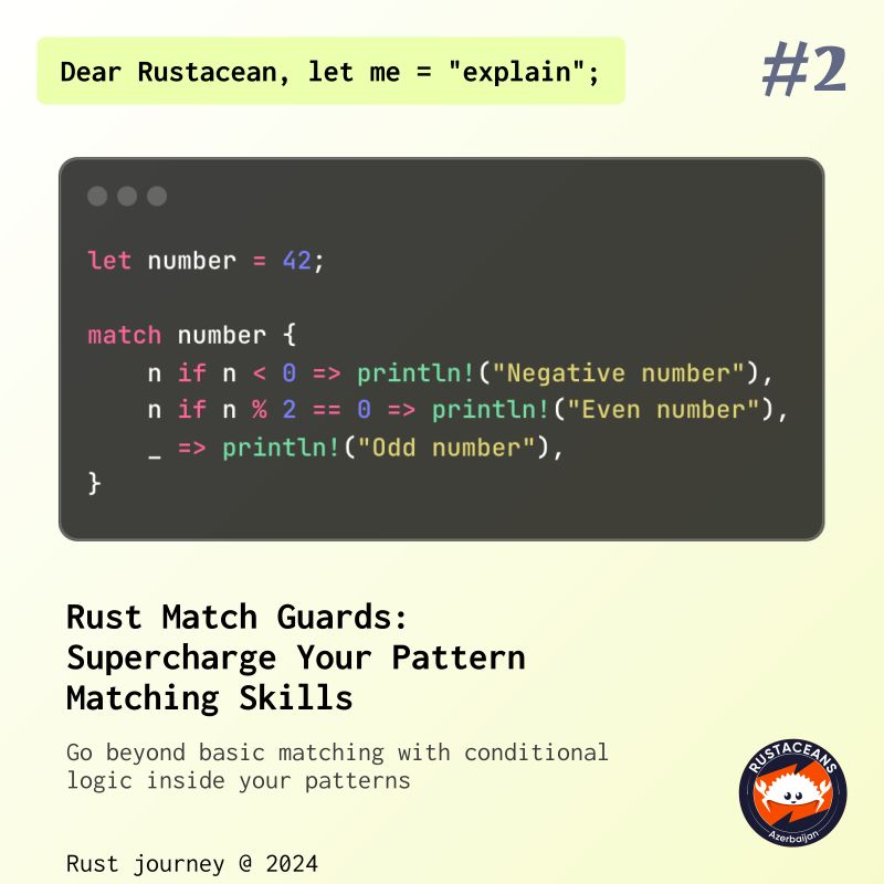 #rustlang #programming #patternmatching #matchguards # ... #rustlang #programming #patternmatching #matchguards # ...