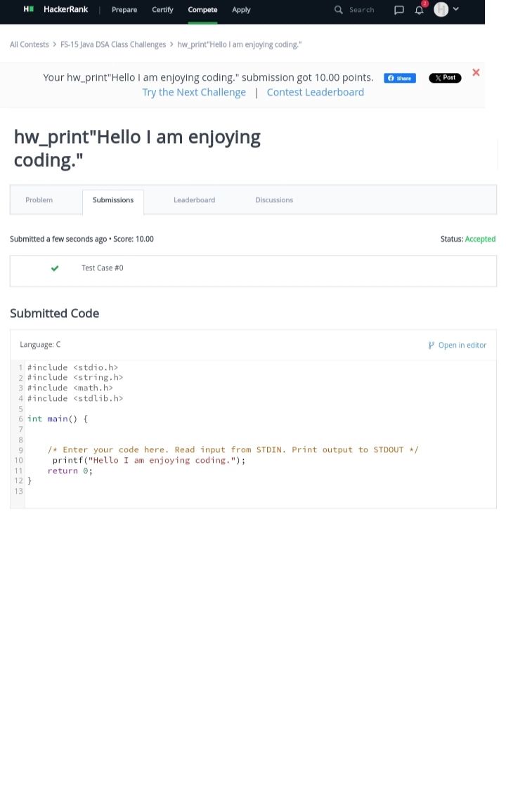 Chetan Dhale on LinkedIn: #codeeveryday #clanguage #problemsolving # ... Chetan Dhale on LinkedIn: #codeeveryday #clanguage #problemsolving # ...