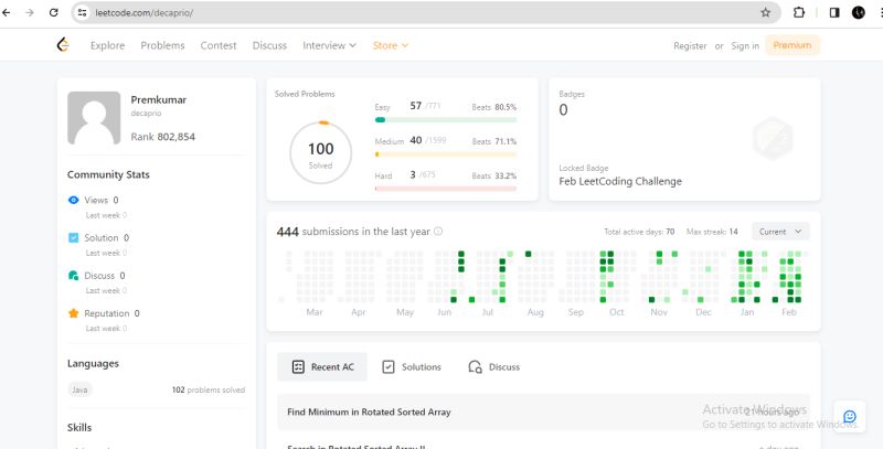 Prem Kumar on LinkedIn: #leetcode #codingjourney #problemsolving # ... Prem Kumar on LinkedIn: #leetcode #codingjourney #problemsolving # ...