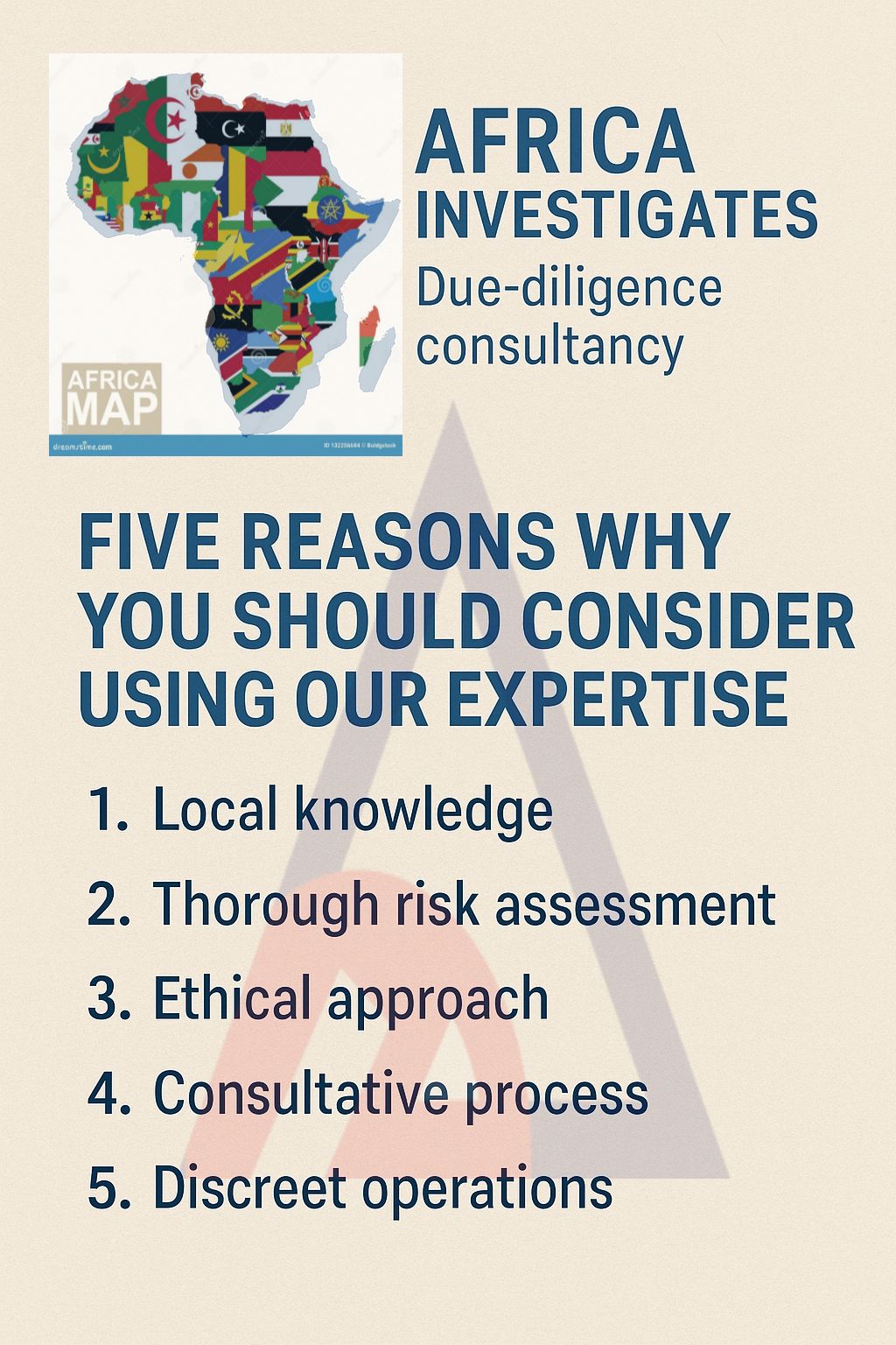 Five reasons you should consider using our expertise. | Africa ... Five reasons you should consider using our expertise. | Africa ...