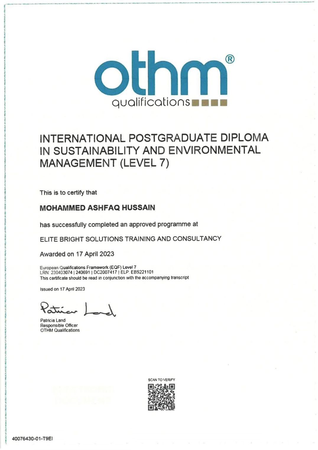 Mohammed Ashfaq Hussain CMIOSH® on LinkedIn: I am pleased to announce ... Mohammed Ashfaq Hussain CMIOSH® on LinkedIn: I am pleased to announce ...