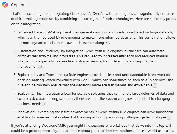OpenRules, Inc. on LinkedIn: DecisionCAMP, LLMs + Rule Engines OpenRules, Inc. on LinkedIn: DecisionCAMP, LLMs + Rule Engines