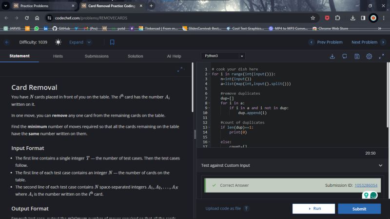 #codechef #codingchallenge #pythoncoding #keepcoding #day30 | Aayush ... #codechef #codingchallenge #pythoncoding #keepcoding #day30 | Aayush ...